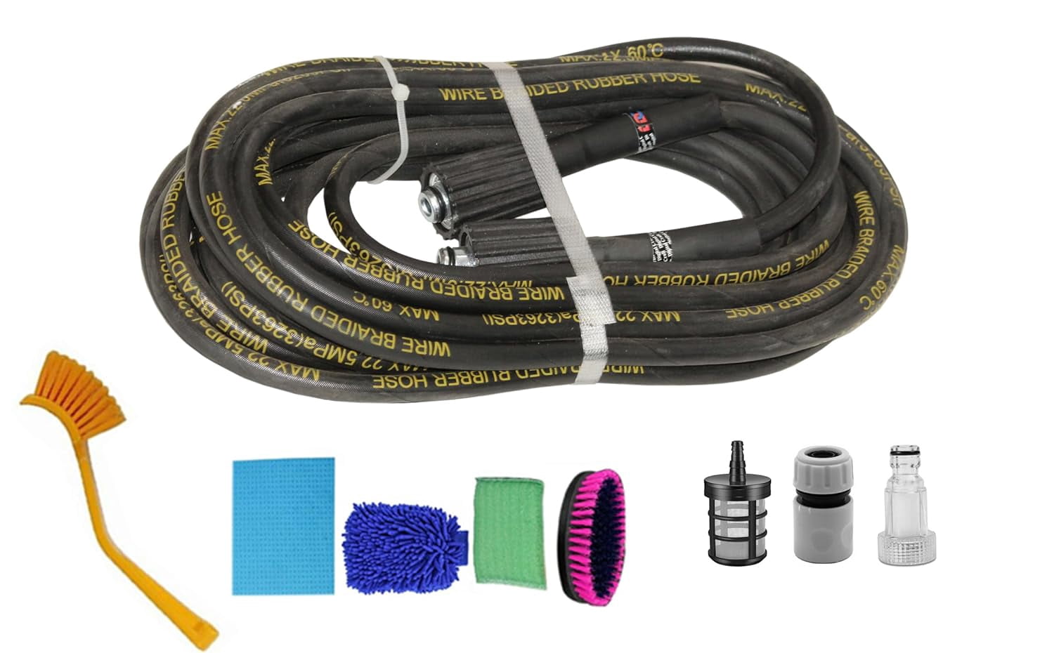 Digital Craft Hydraulic Pressure Washer Hose Pipe 3263PSI M2215 14mm ...