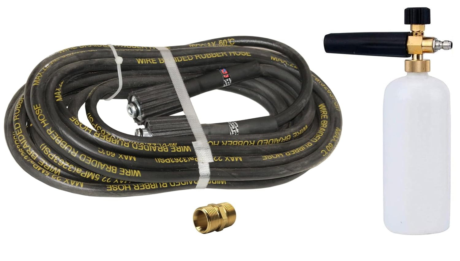 Digital Craft Hydraulic Pressure Washer Hose Pipe 3263PSI M2215 14mm ...