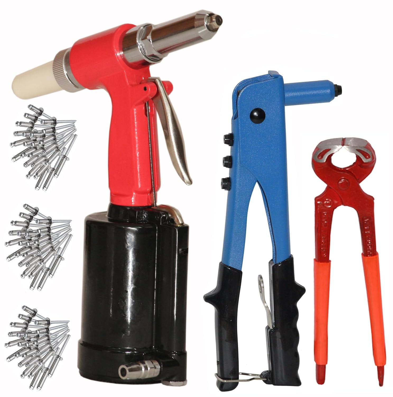 Digital Craft Pneumatic Tool Air Riveter Heavy Duty 24324048mm Capacity ...