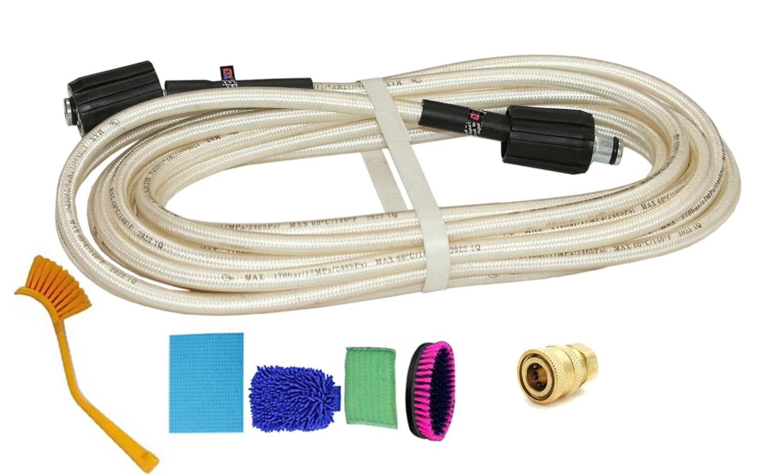 Digital Craft Pressure Washer Hose Pipe 170Bar 2465PSI M2215 14mm High ...