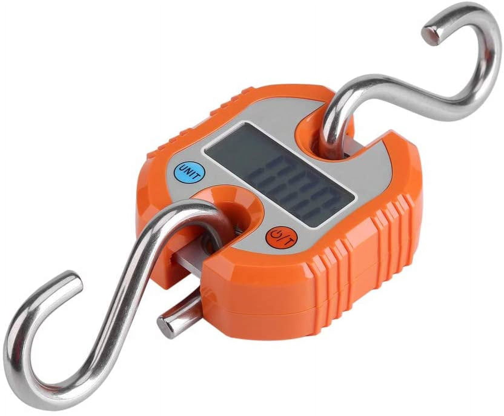 Digital Crane Scales, Hook Scale Mini Portable Hanging Scale with LCD ...