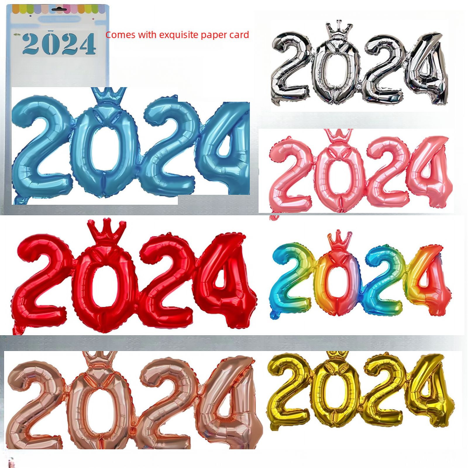 Digital Crown conjoined balloon cardboard party anniversary decoration ...