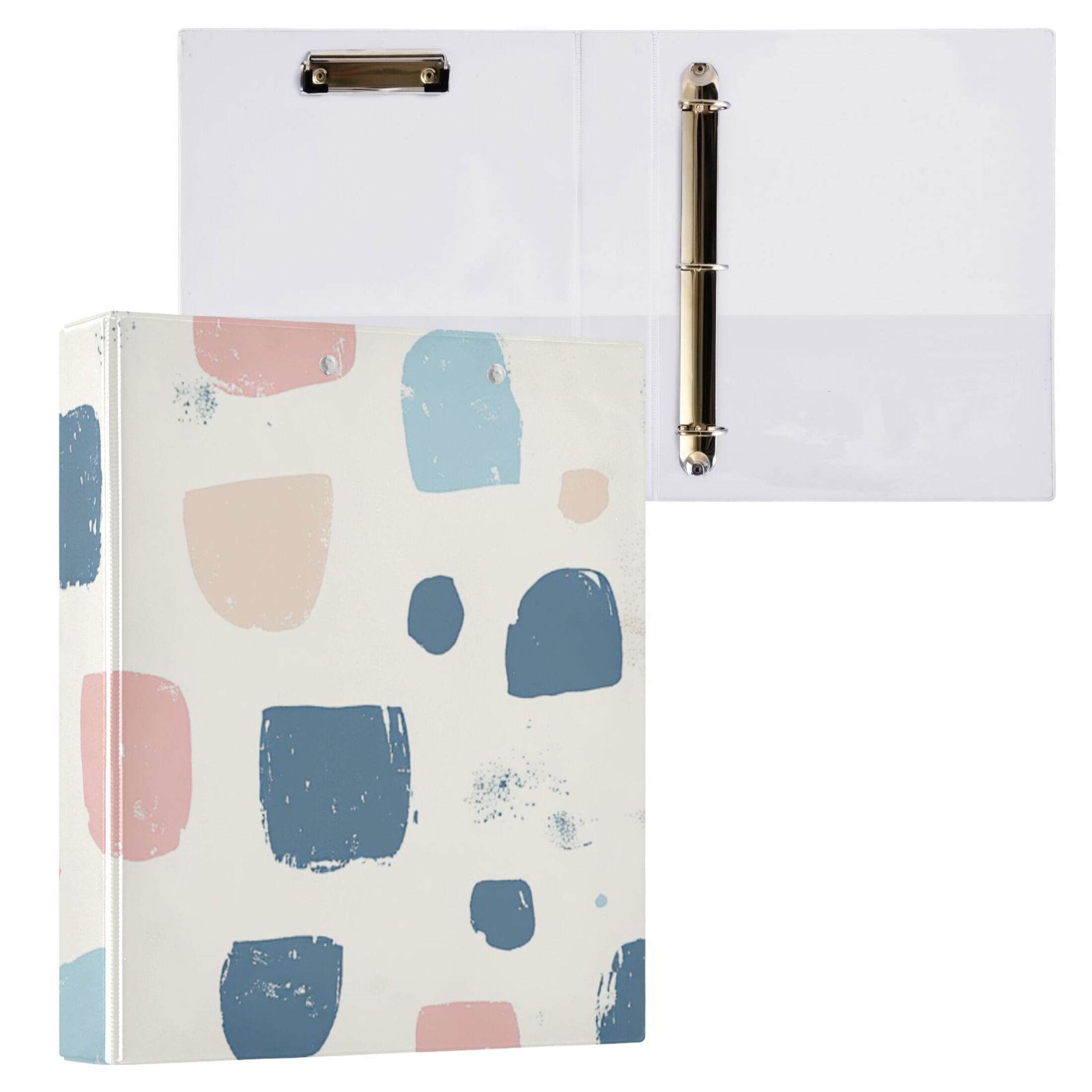 Digital Cubes 3 Ring Binders 1.5 inch Hardcover File Folders with ...