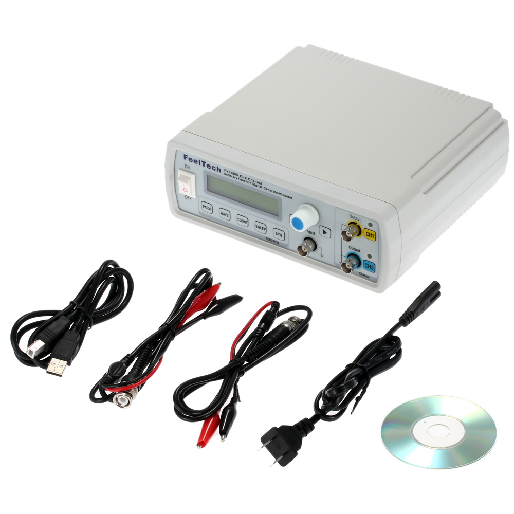 Digital DDS Function Generator High Precision Signal Generator Dual-channel Frequency Generator ...