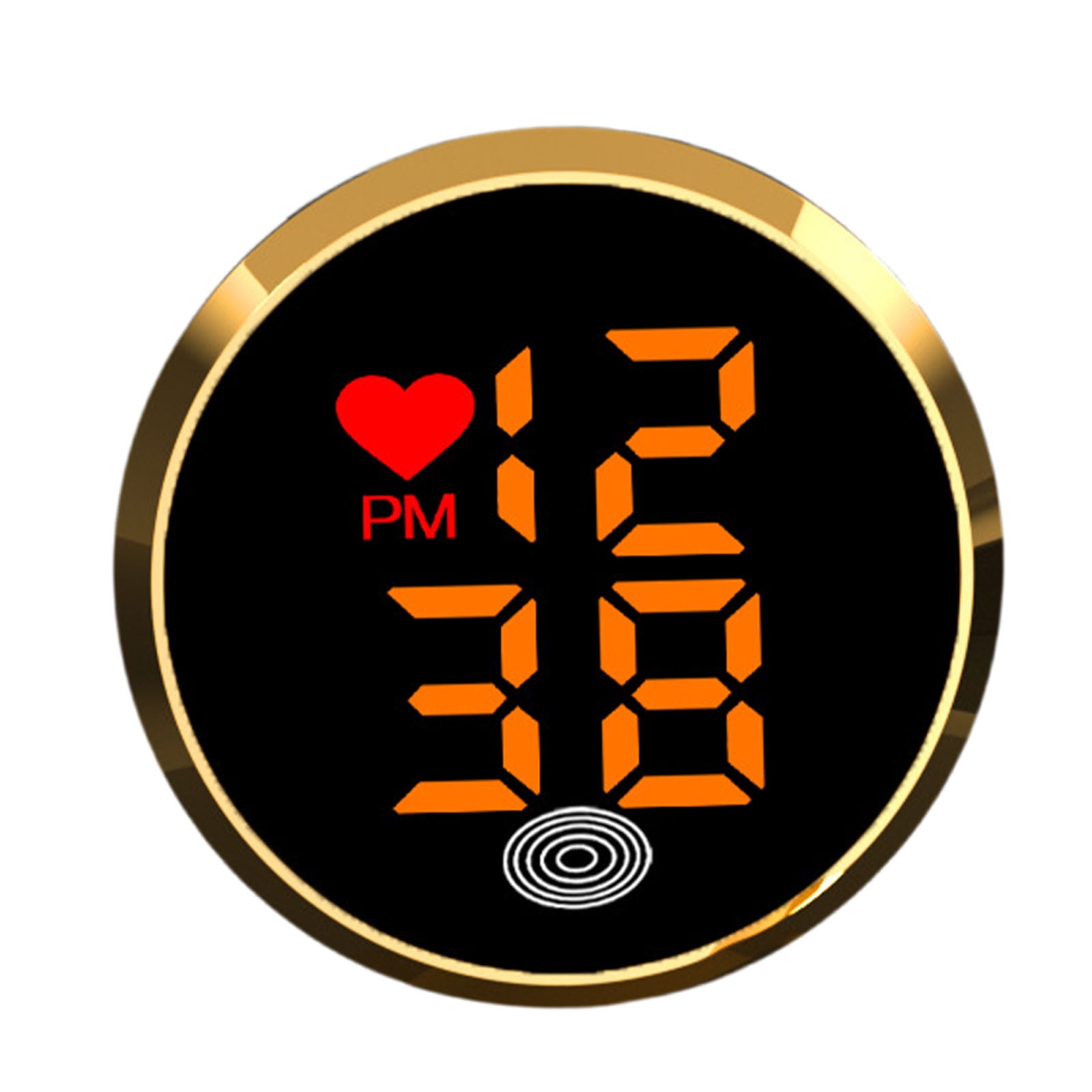 Digital Dashboard Car Clock, Stick On Dashboard Car Clock, Touch ...