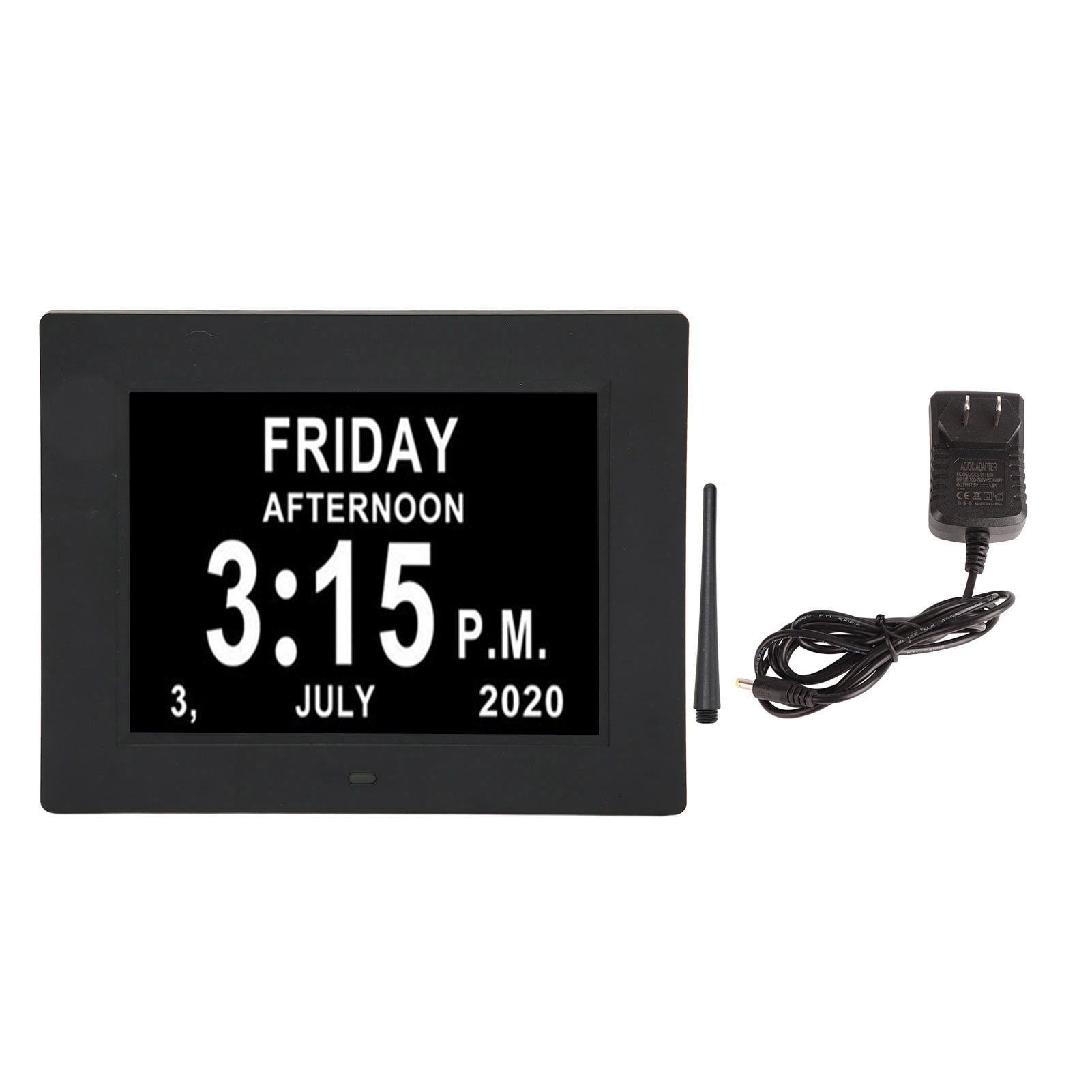 Digital Day Clock 7 Inch Auto Dimmable Clock with Unabbreviated Year ... Digital Day Clock 7 Inch Auto Dimmable Clock with Unabbreviated Year ...