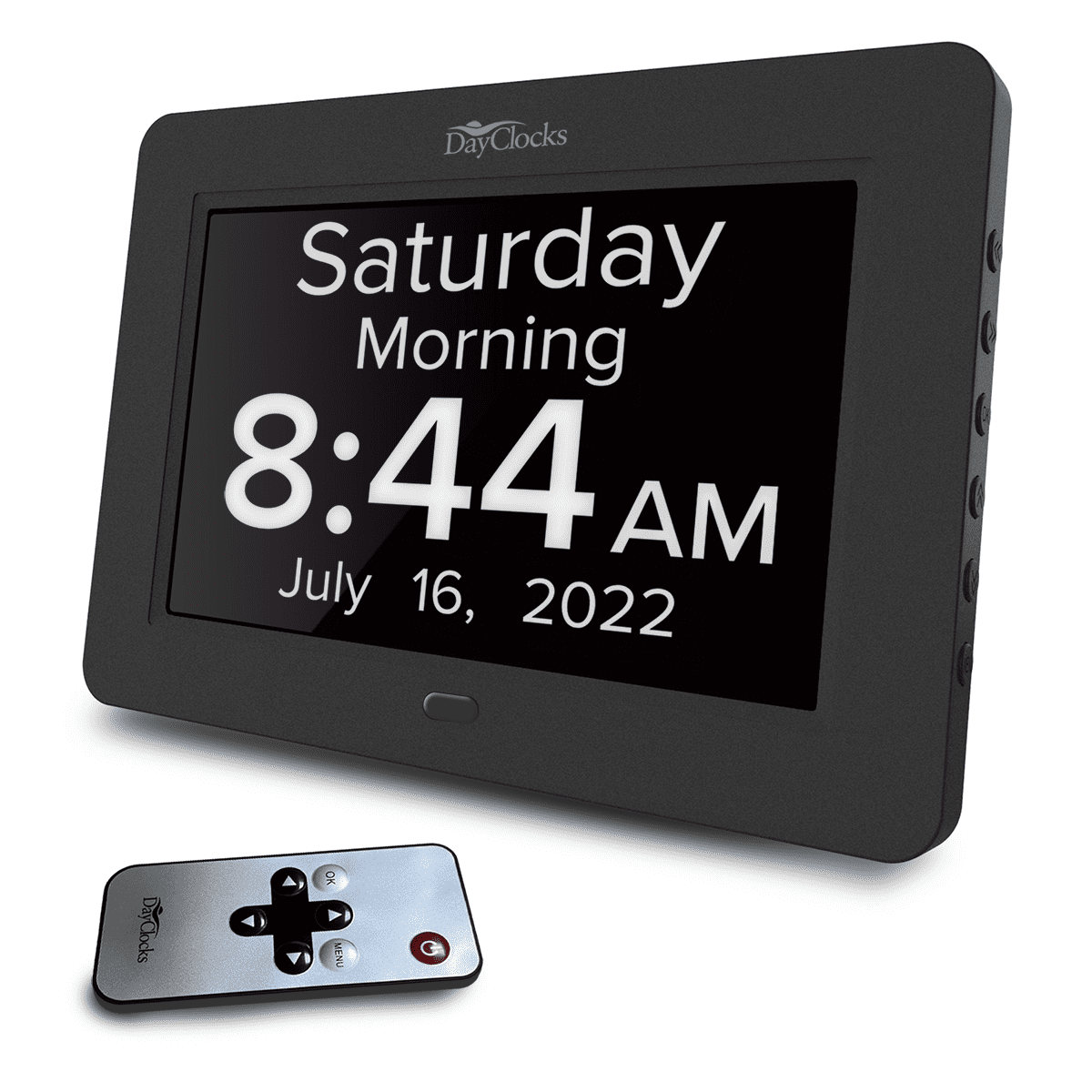 Digital DayClock by DayClocks® 8" Display with Black Frame - Walmart.com
