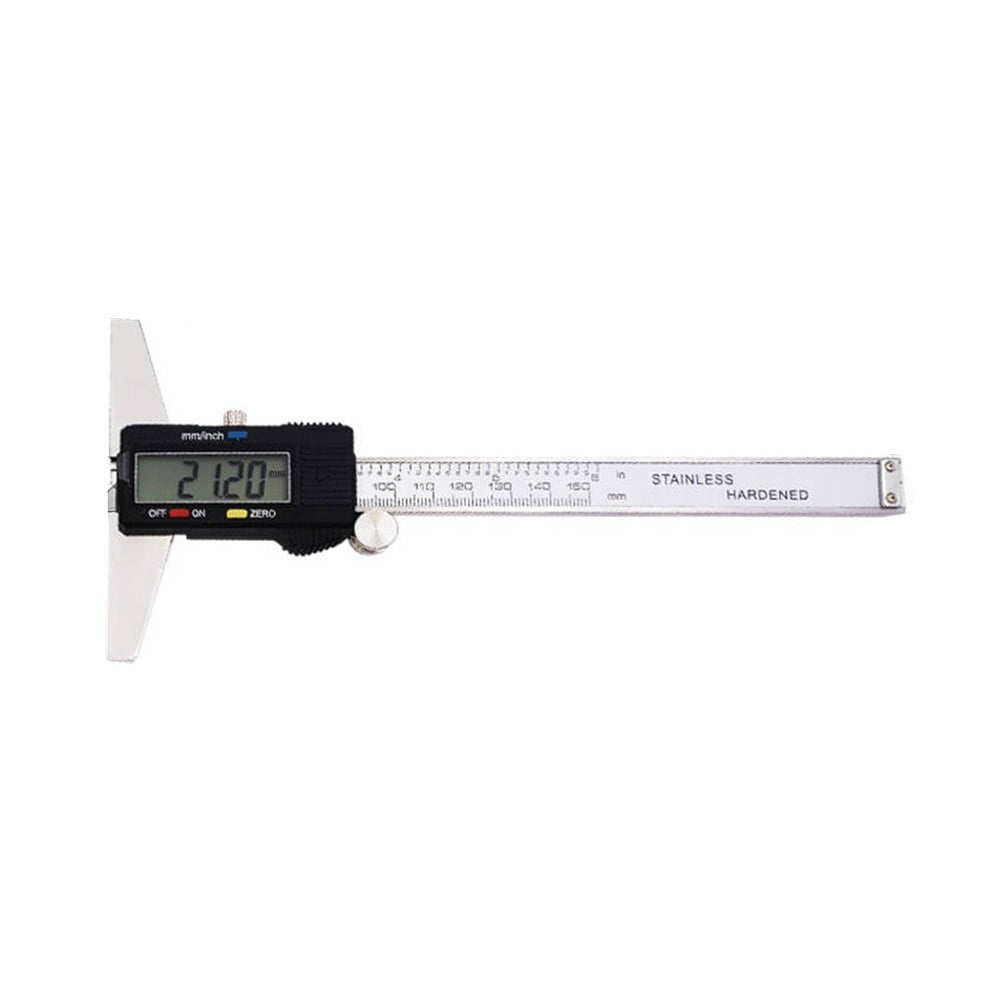 Digital Depth Caliper Electronic Depth Gauge Caliper Depth Rule 0-150Mm - Walmart.com