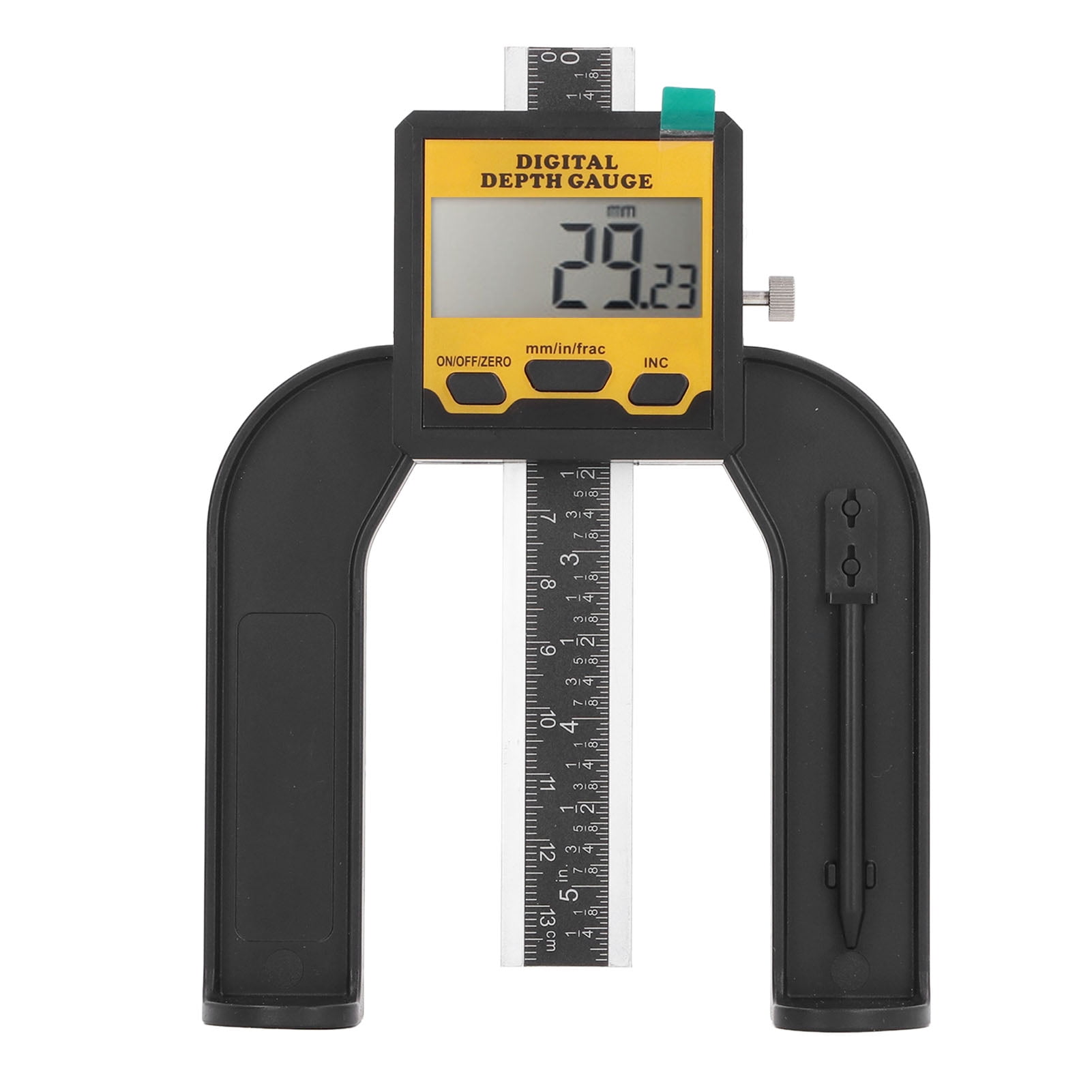 Digital Depth Gauge, 0.01mm Resolution Woodworking Height and Depth ...