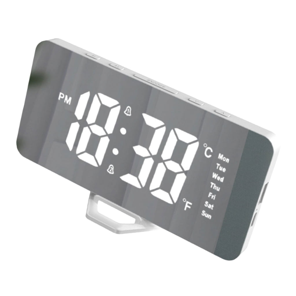 Digital Desks Clock with Large LED Number, Temperature Display for ...
