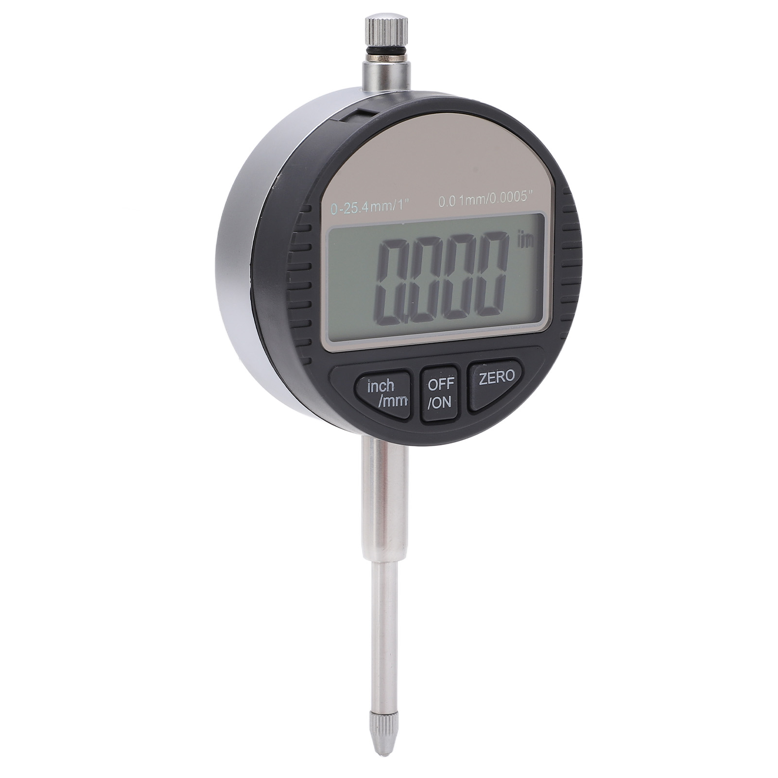 Digital Dial Indicator 0.01mm/0.0005in 0 to 25.4mm/1in LCD Display ...