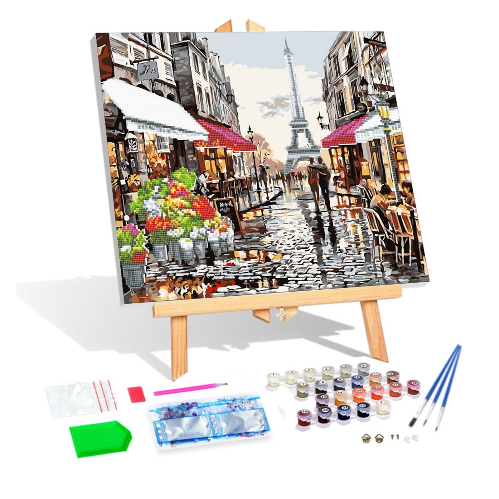 Digital Diamond Kit Paint DIY Oil Painting For Children Beginners ...