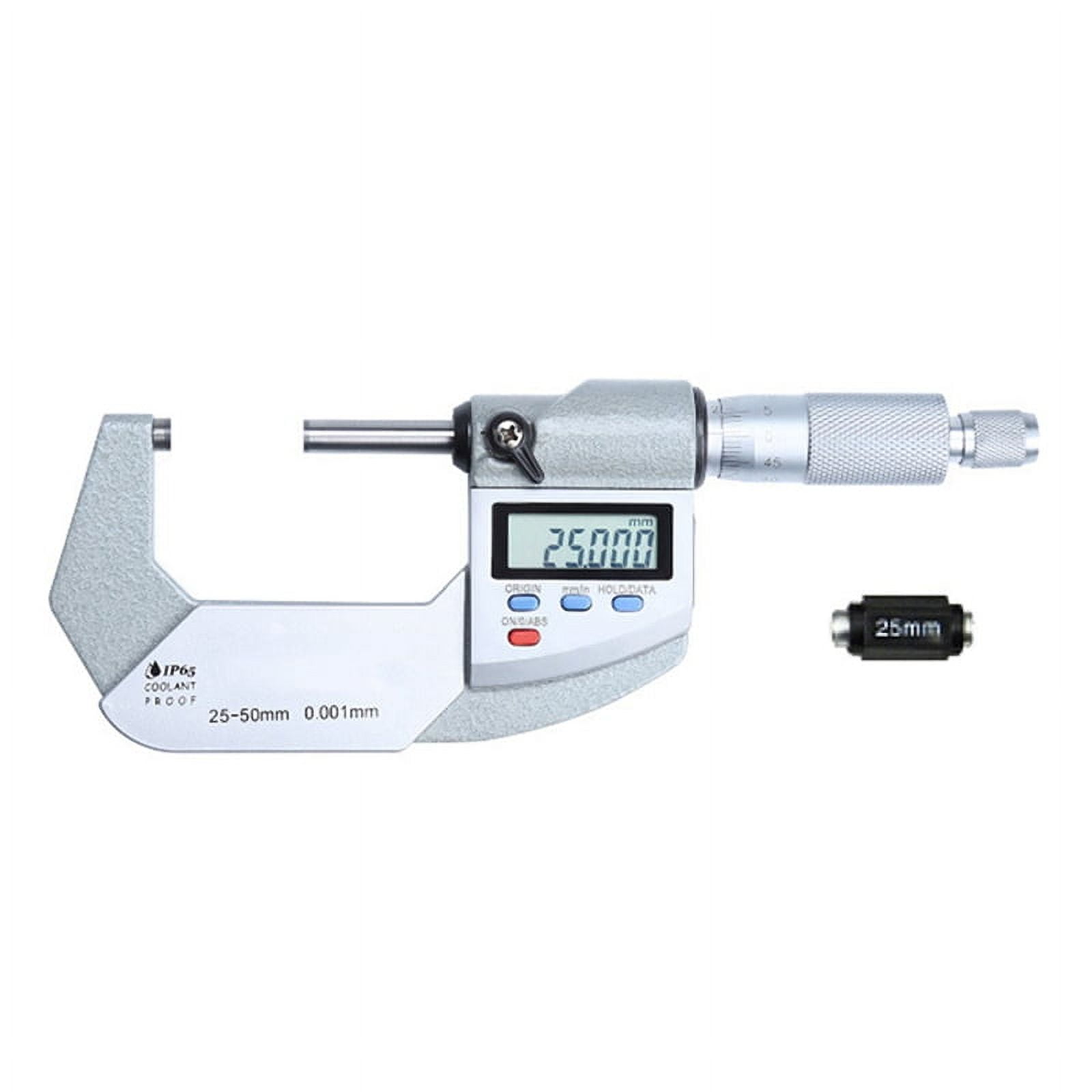 Digital Display 0.001mm Micrometer IP65 Waterproof Electronic Digital ...