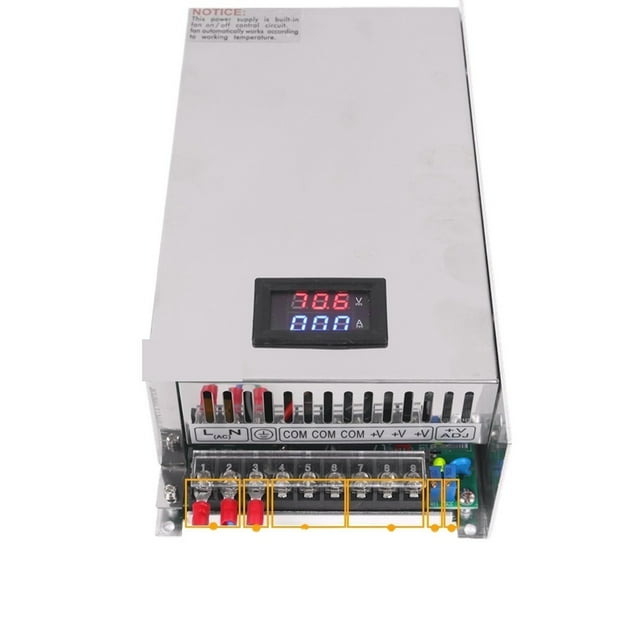 Digital Display Adjustable 500W 600W 1000W Power Supply 0-12V 15V 24V ...