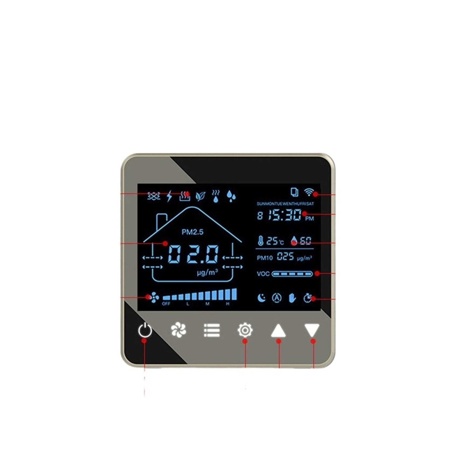 Digital Display Air Purifier Controller, Intellint Fresh Air System ...