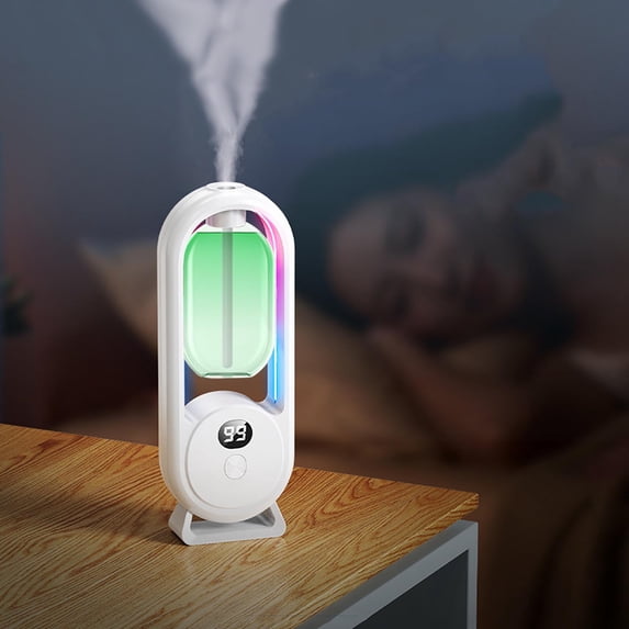 Digital Display Aroma Diffuser with 5 Mist Modes - 50ml Automatic Spray ...