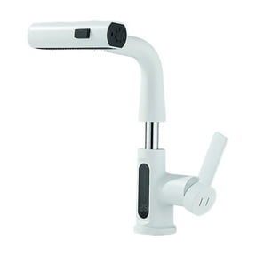 Lefton Rotatable Bathroom Faucet with Temperature Display in Fahrenheit ...