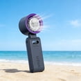 Digital Display Cold Compress Neck Fan, hands free wearable wearing ...