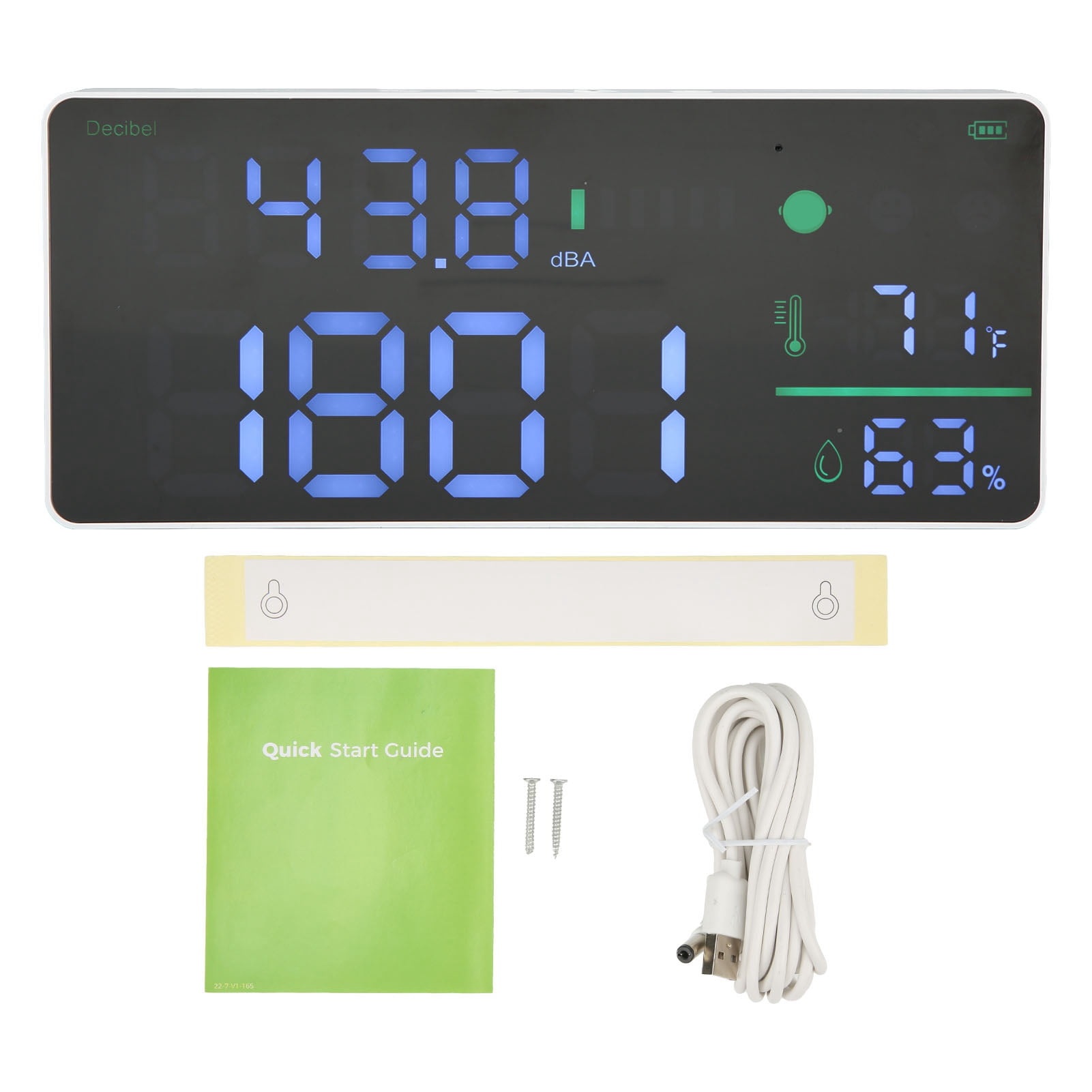 Digital Display Decibel Meter 30?130dB Wall Mounted Multifunctional ...