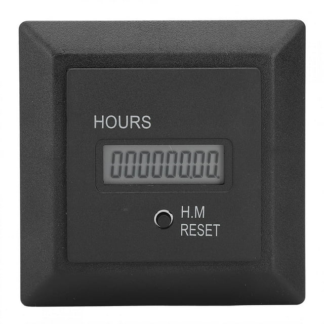 Digital Display Hour Meter High Accuracy Timer 50/60HZ Universal HM‑1R ...