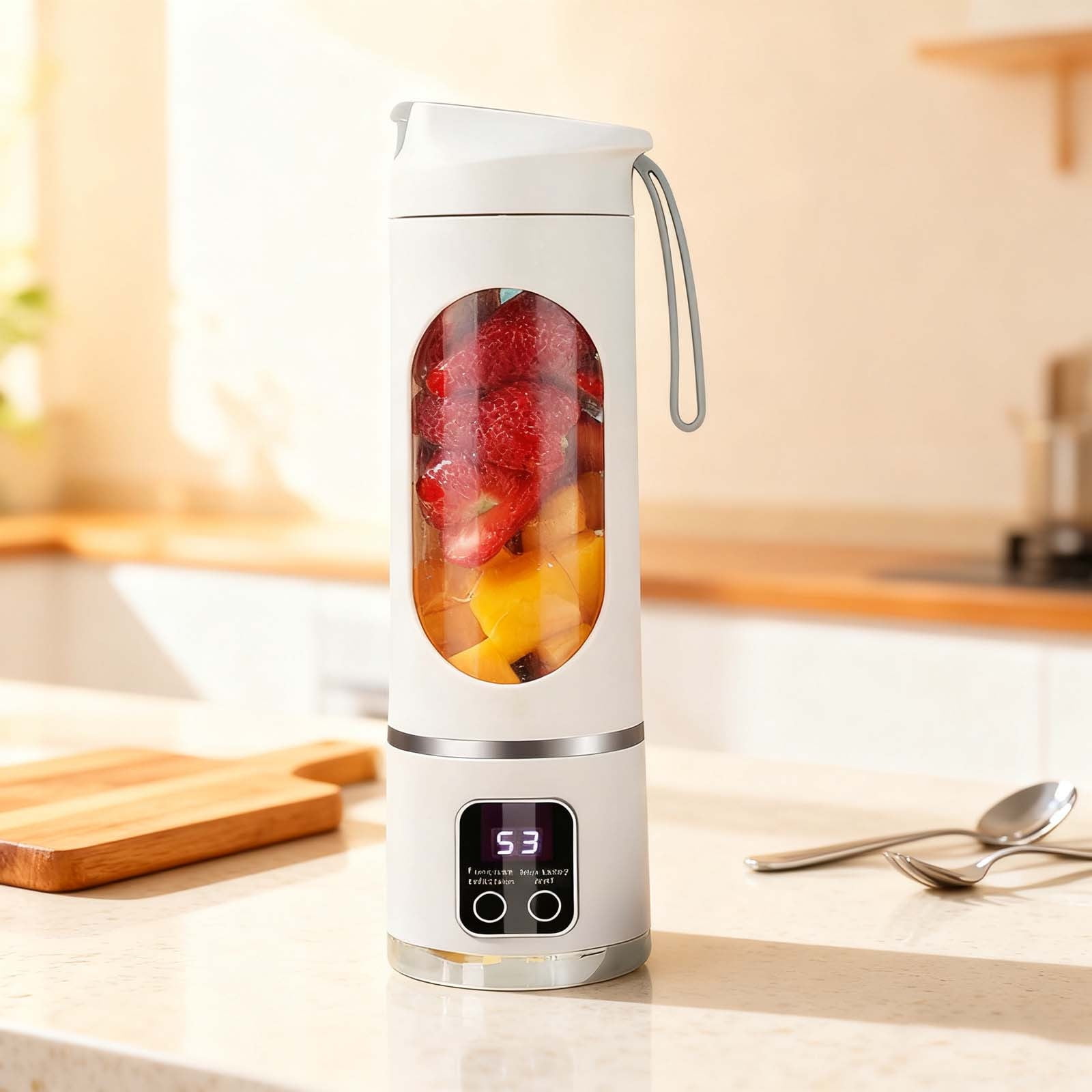Digital Display Juicer-Smart LED Display, Diet-Friendly Portable ...