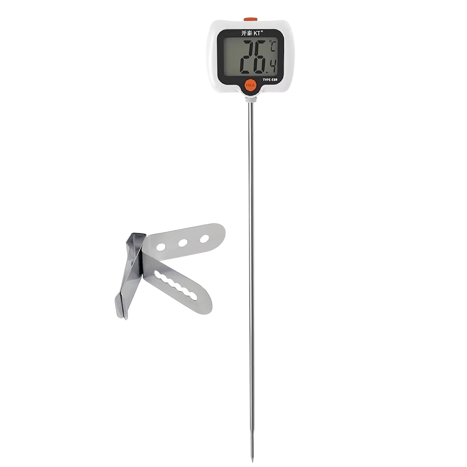 Digital Display Kitchen Thermometer - Food Grade Electronic Thermometer ...