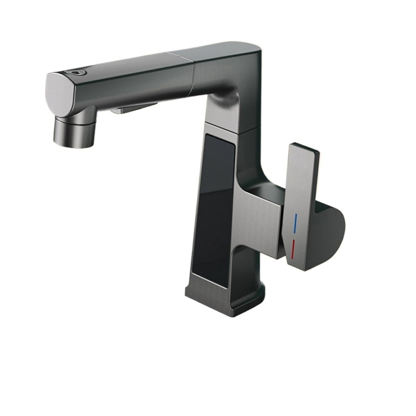 Digital Display Pulling Faucet, ligent Temperature Sensor Brass ...