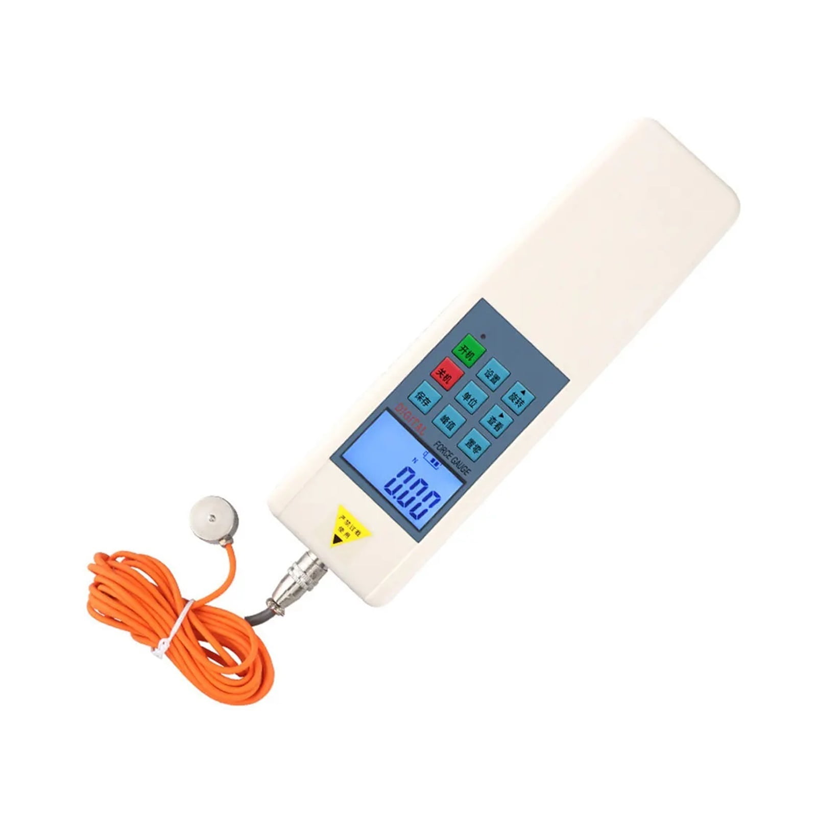 Digital Display Push-Pull Force Meter 2000N Electronic Tension Meter ...