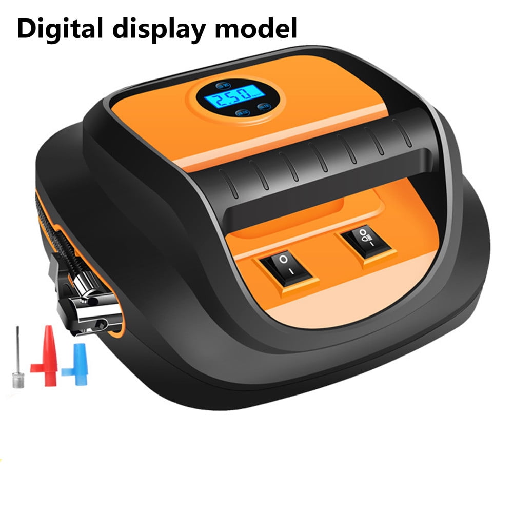 Digital Display-Smart Car Inflator Pump, Emergency Tool Box, Digital ...