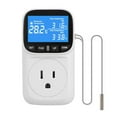 Digital Display Smart Thermostat Socket Temperature Controller Outlet ...