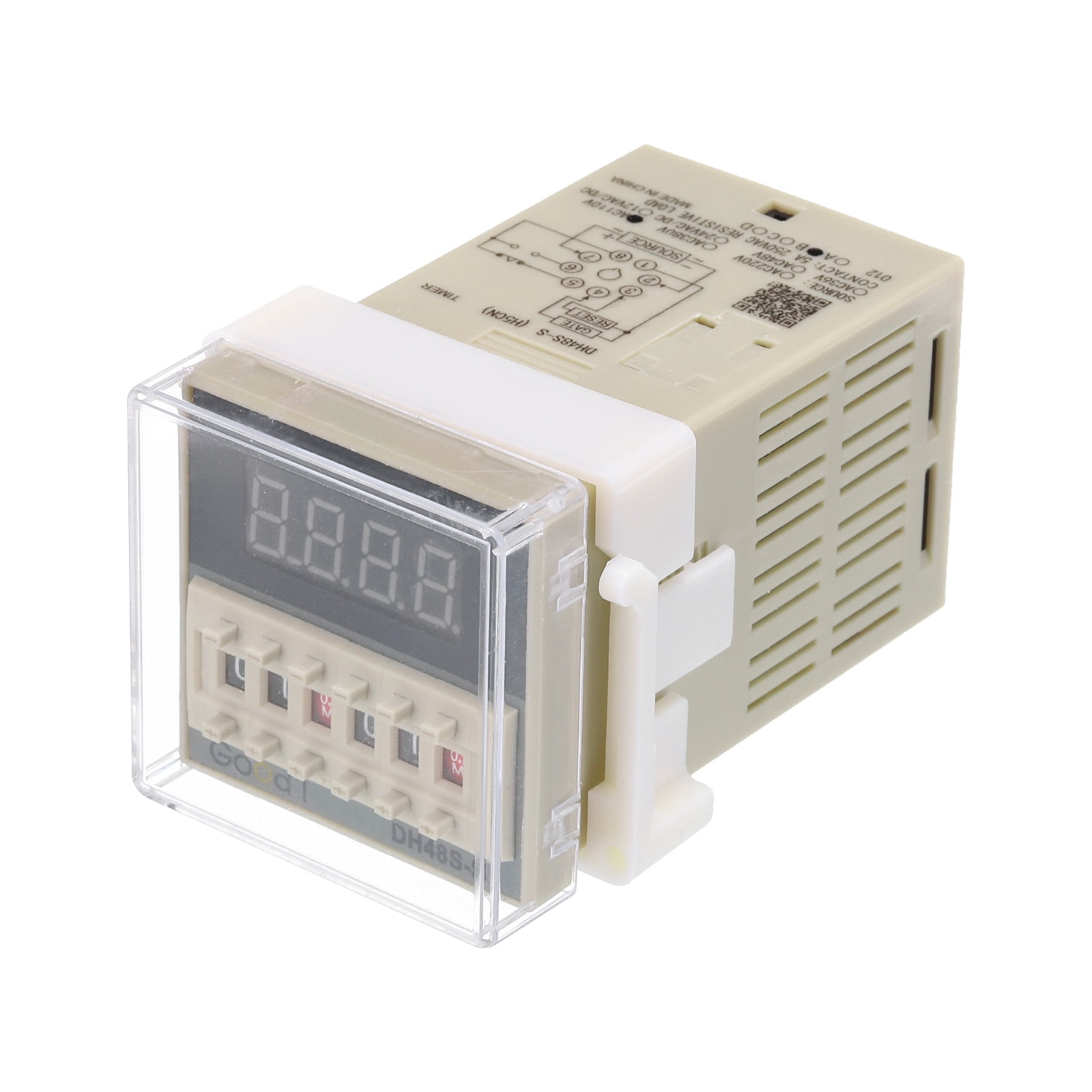 Digital Display Timer Relay 110v Cycle 0 1s 99h Delay Switch 8 Pin Solid State Relay With Base