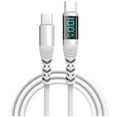 Digital Display USB C to USB C Cable 100W Fast Charging & Data Transfer ...