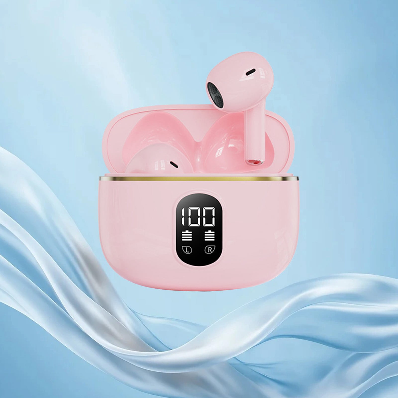 Digital Display Wireless In-Ear Earbuds - Active Noise Cancellation ...