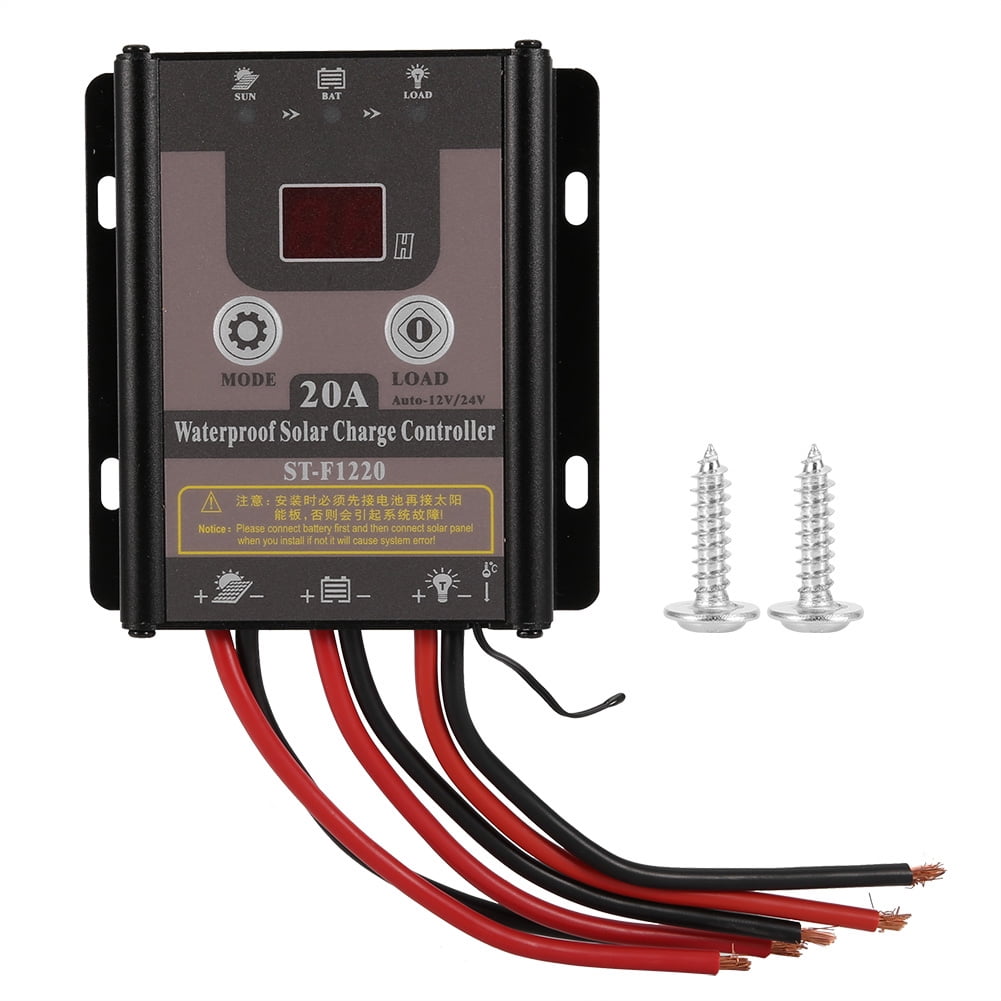 Digital Display for Efficient Battery Management 20A 12V/24V Smart ...