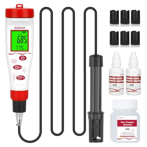 Digital Dissolved Oxygen Meter, Dissolved Oxygen Tester with ATC, DO ...