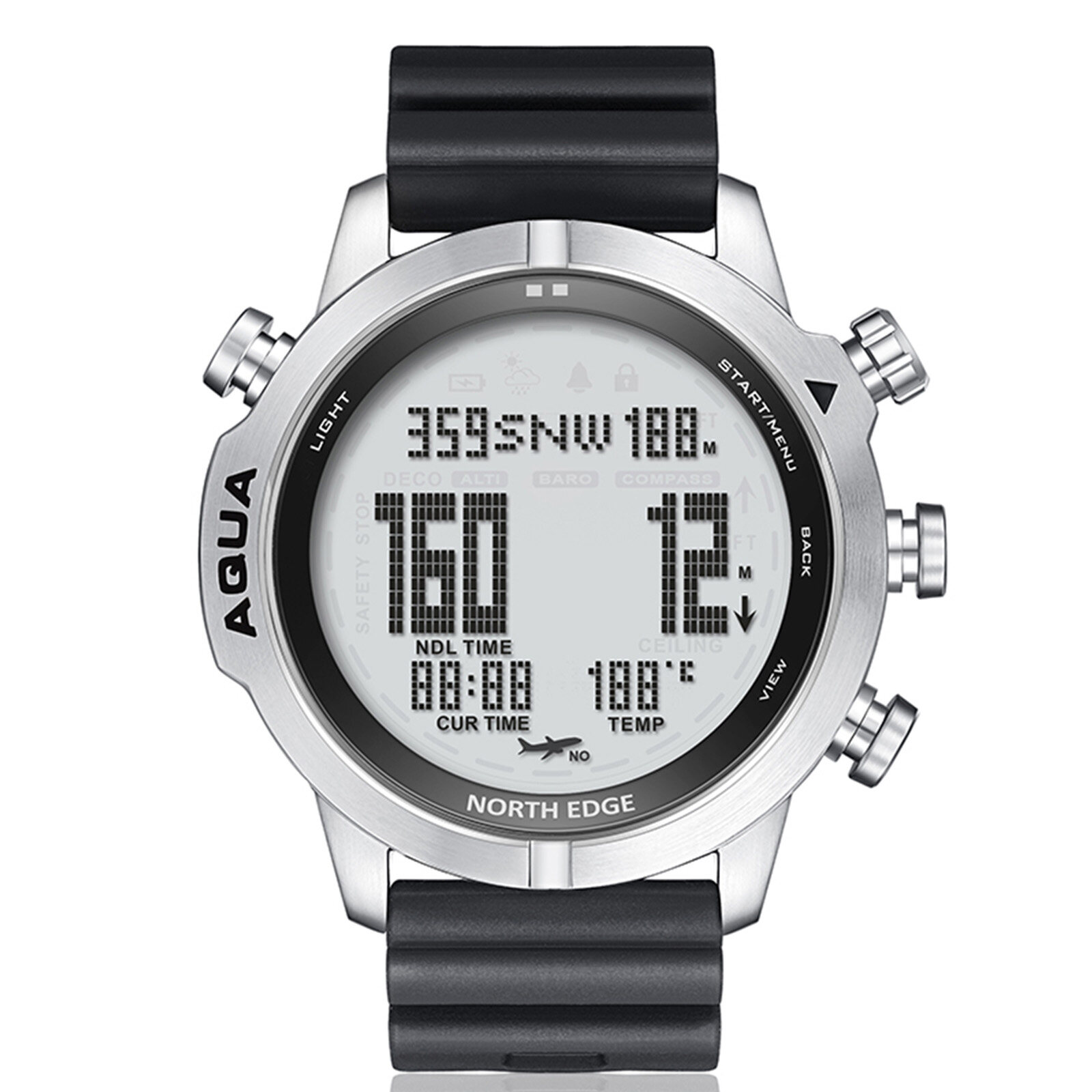 Digital Dive Watch for Men Dive Computer Watch Scuba Diving Watches Men ...