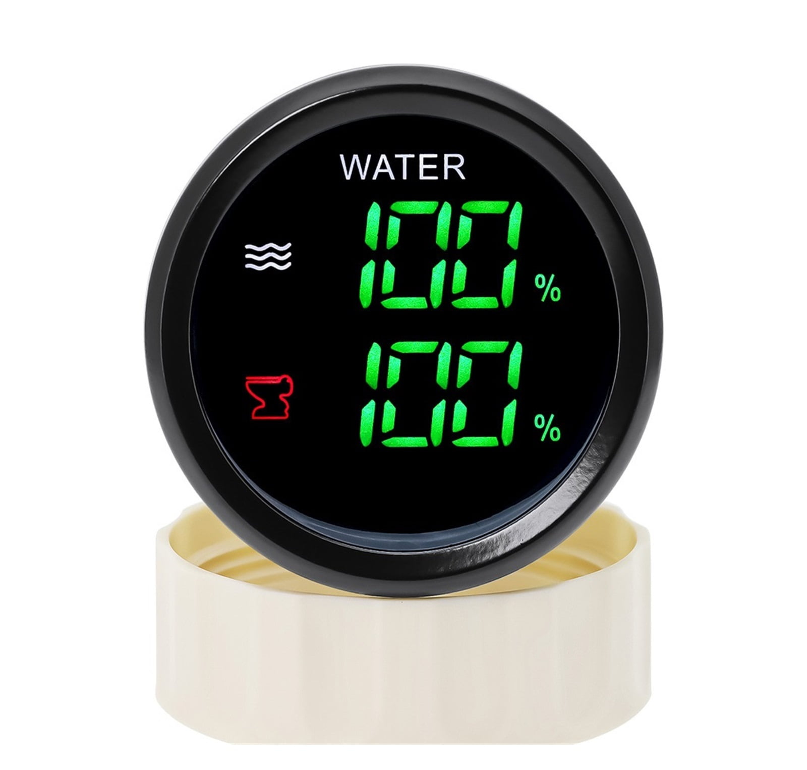 Digital Dual 52mm Gauge With Warning Water Level Meter+Sewage Level Meter For Water Sewage Level ...