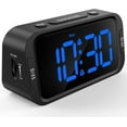 Digital Dual Alarm Clock for Bedroom, Easy to Set, 0-100% Dimmer, USB ...
