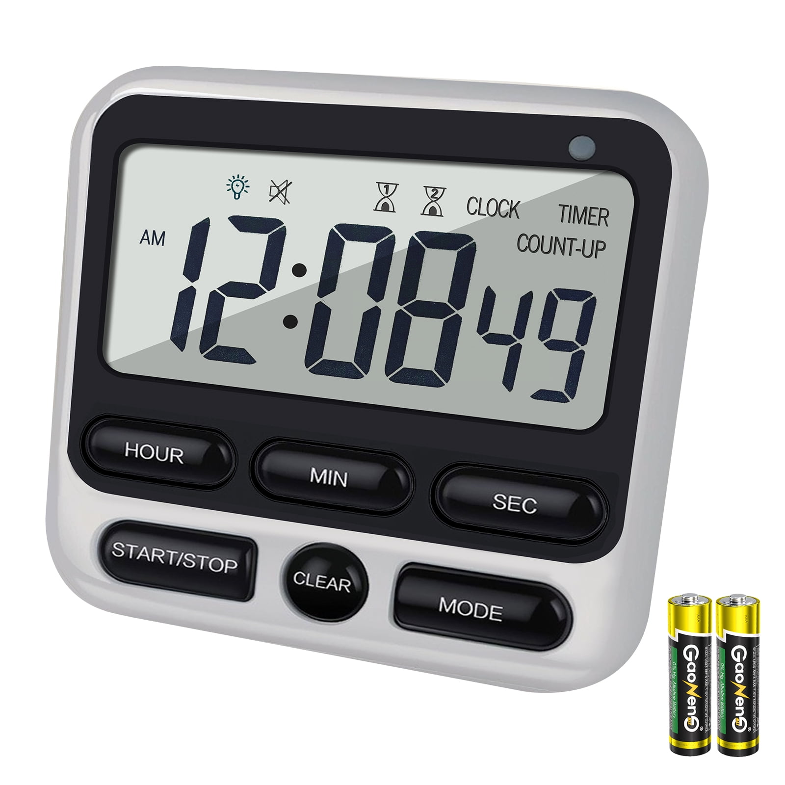 Digital Dual Kitchen Timer with Strong Magnet,24-Hour Countdown ...