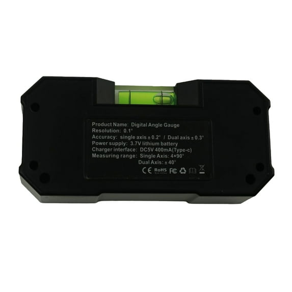 Digital DualAxis Inclinometer Screen 4x90° Finder Protractor Measure ...