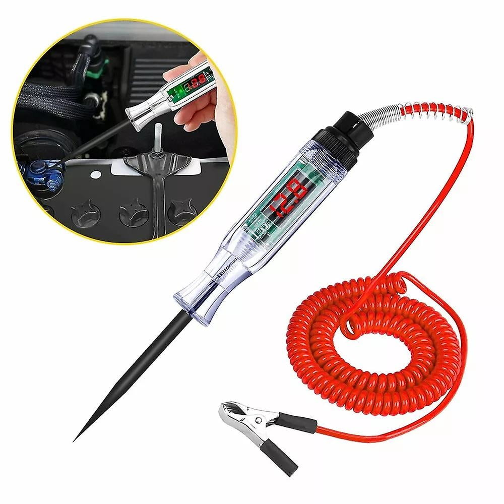 Digital Electric Circuit LCD Tester Test Light Car Truck Voltage Probe ...