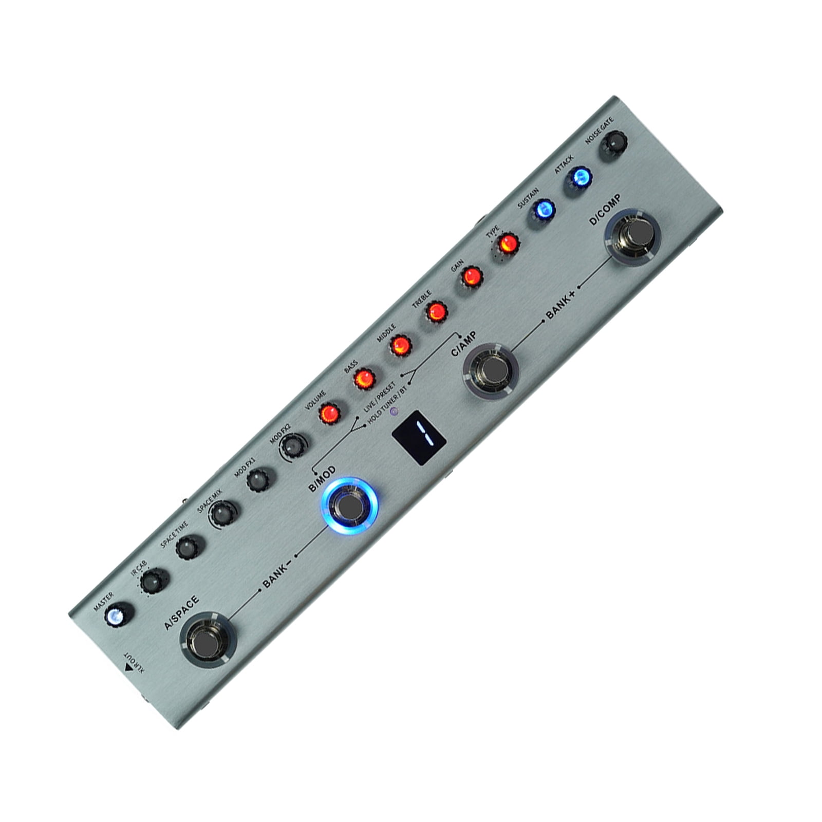 Digital Electric Guitar Effector Replacement 3 Equalizers Electric ...