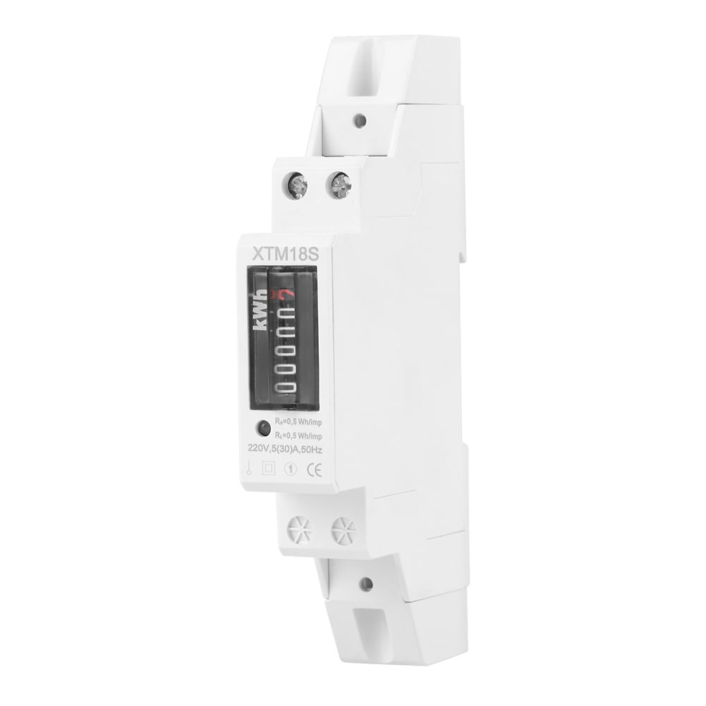 Digital Electric Meter Electric KWh Meter 220V 5(30)A Digital 1 phase 2 ...