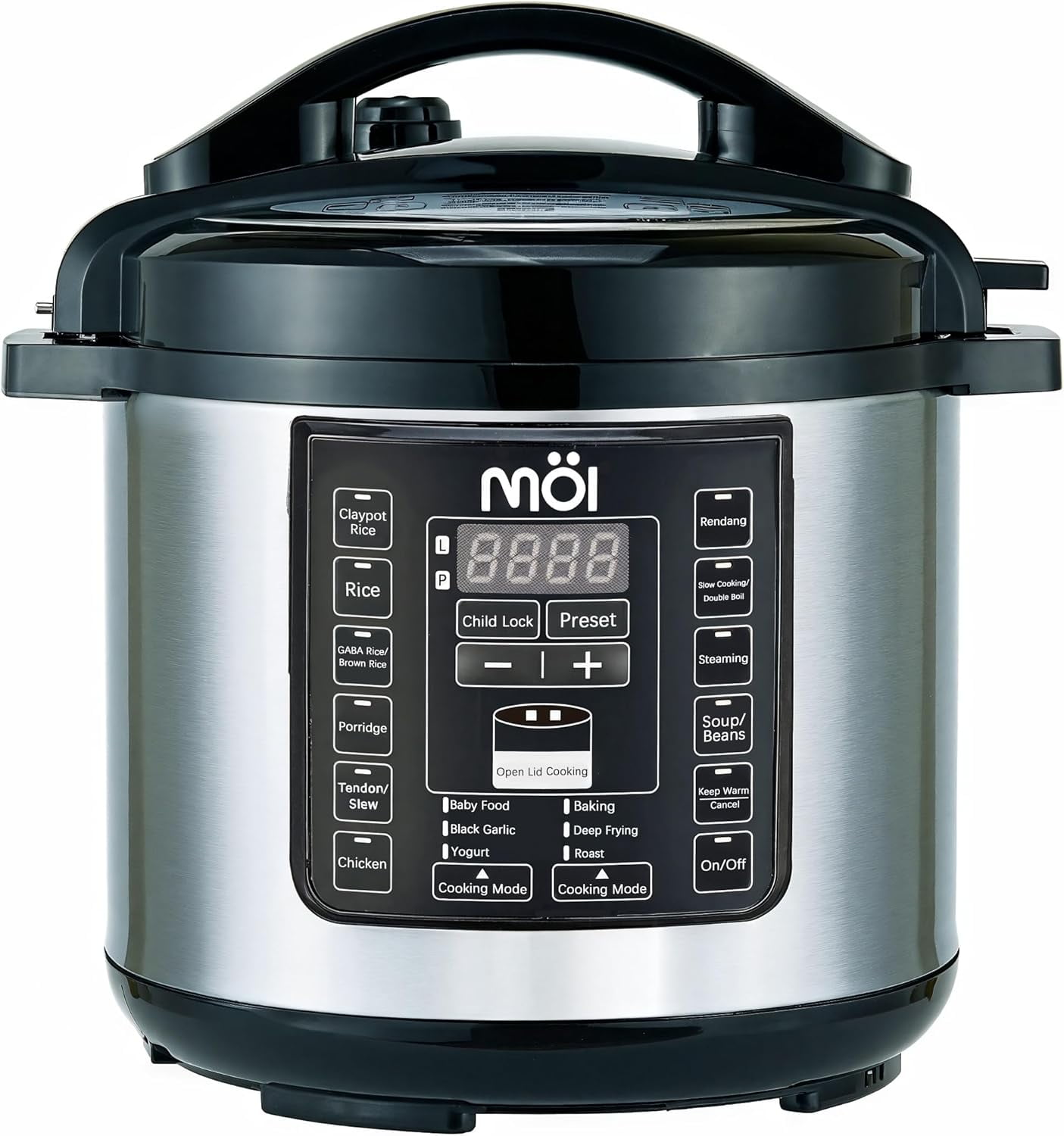 Digital Electric Pressure Cooker with 12 Cooking Functions, Detachable ...