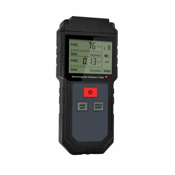 Digital Electromagnetic Radiation Detector Sensor LCD Indicator Data ...