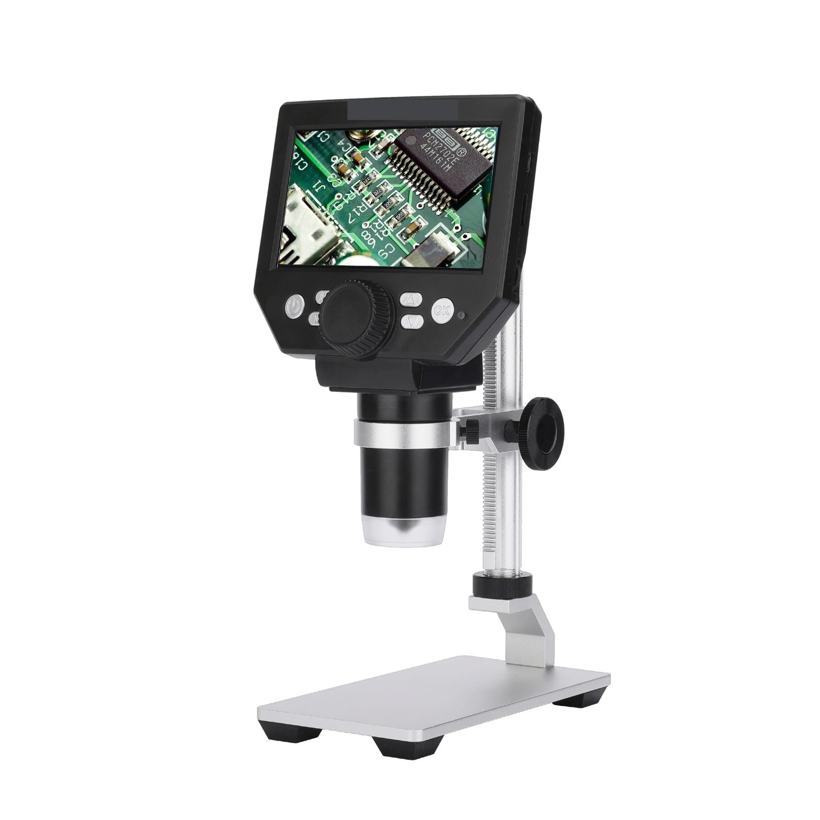 Digital Electron Microscope 4.3 Inch Lar Base LCD Display 10MP 1-1000X ...