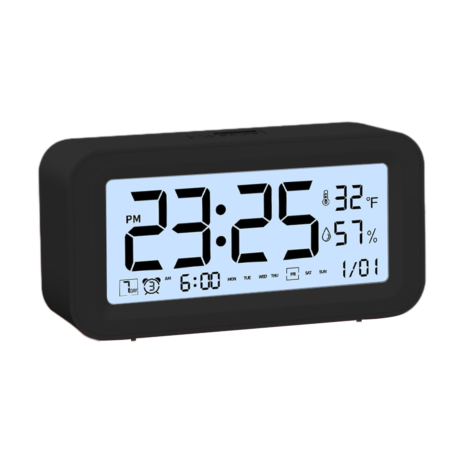 JMYHOAM Digital Electronic Clock LED Display Electronic Clock Stereo ...