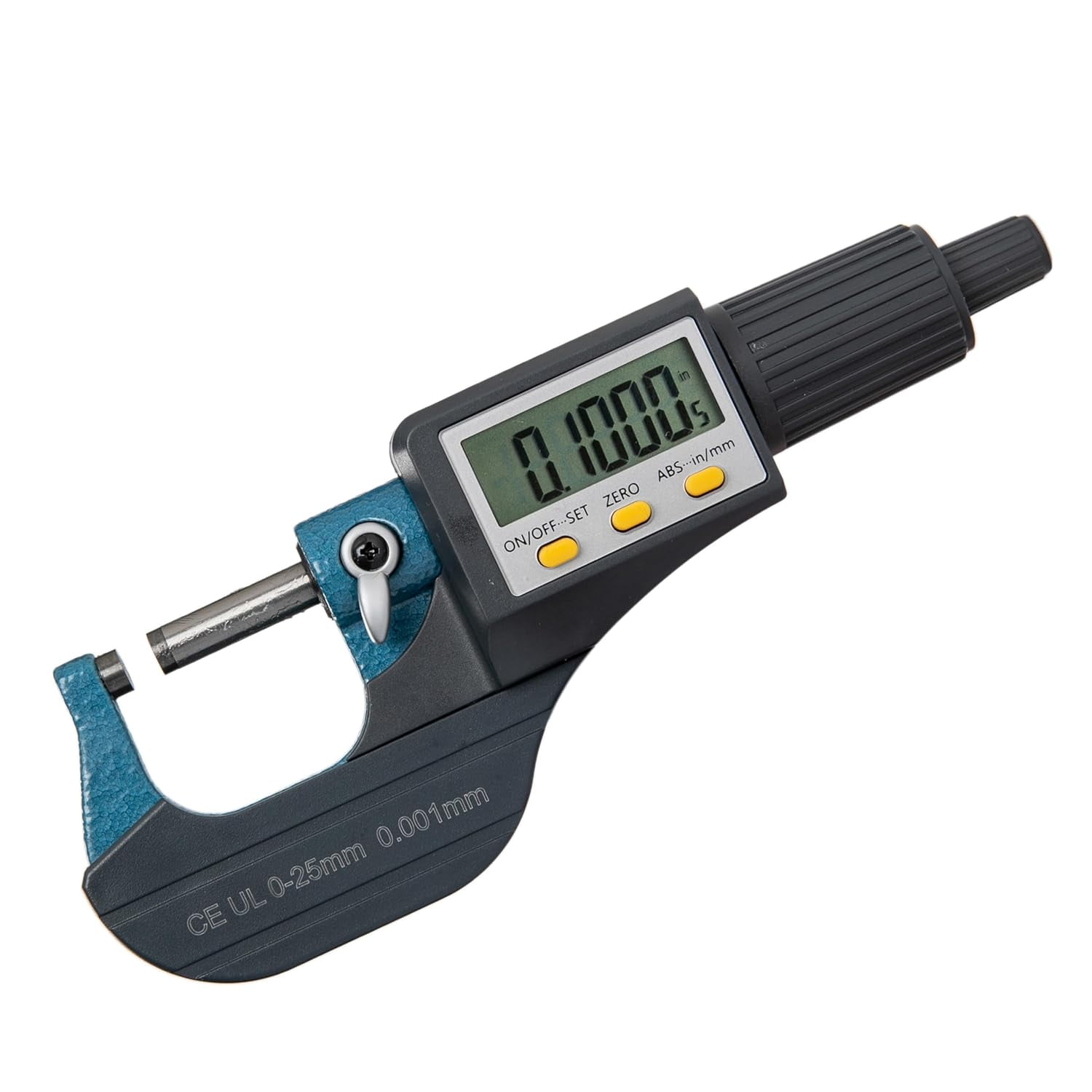 Digital Electronic Display Micrometer 0-1" / 0-25mm Gau 0.00005" 0.001mm Thickness Measuring ...