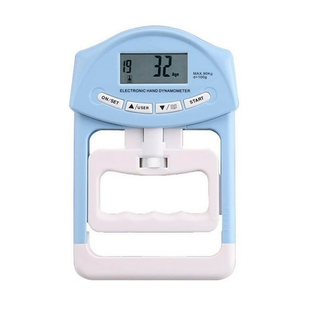 Digital Electronic Hand Dynamometer 90kg/200lbs Counting Gripper Hand ...