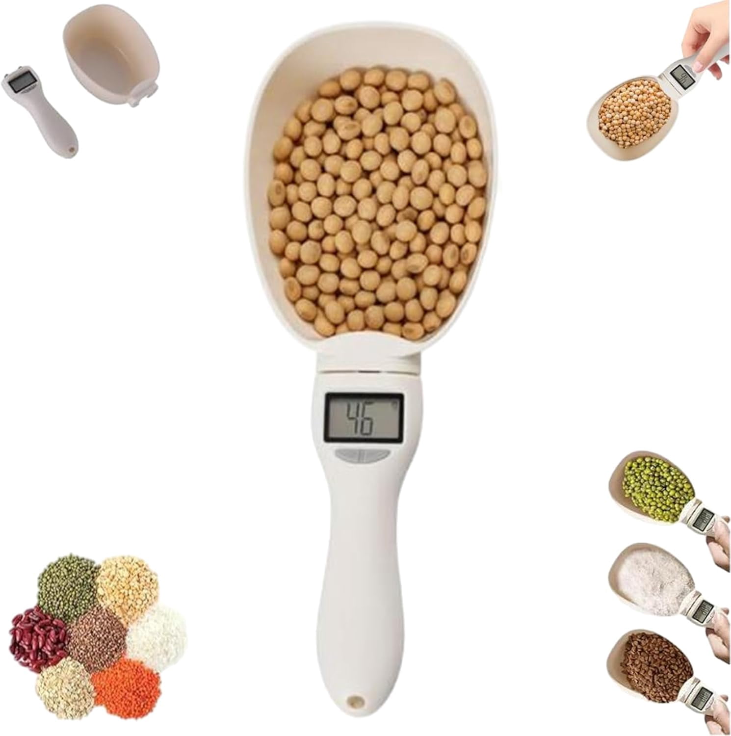 Digital Electronic Measuring Cup with LCD Screen, 800g High Precision ...
